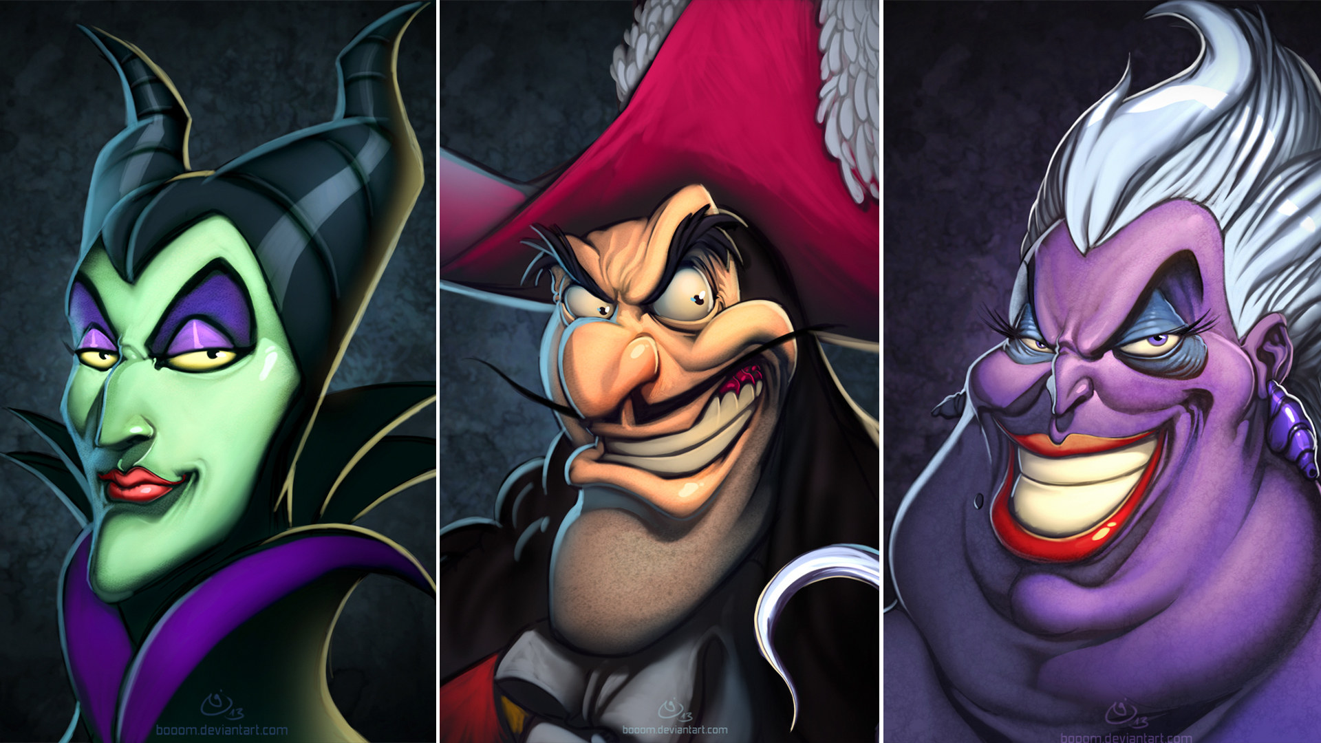 Geek Art: Disney Villain Portraits by Nicolas Chapuis – We Geek Girls
