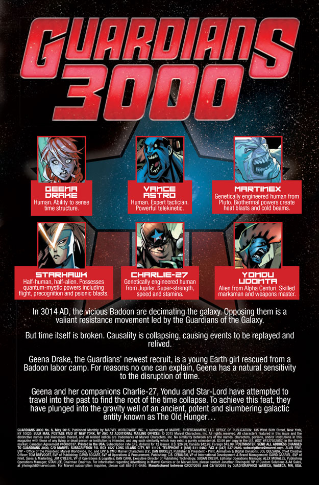 Comics: GUARDIANS 3000 #6 Preview – We Geek Girls