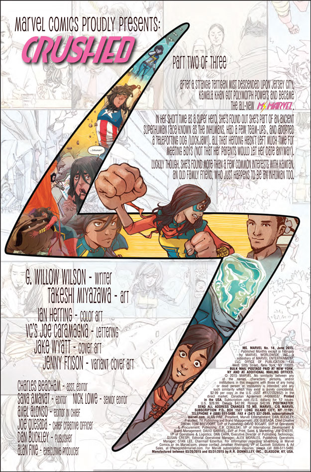 Comics: MS. MARVEL #14 Preview – We Geek Girls