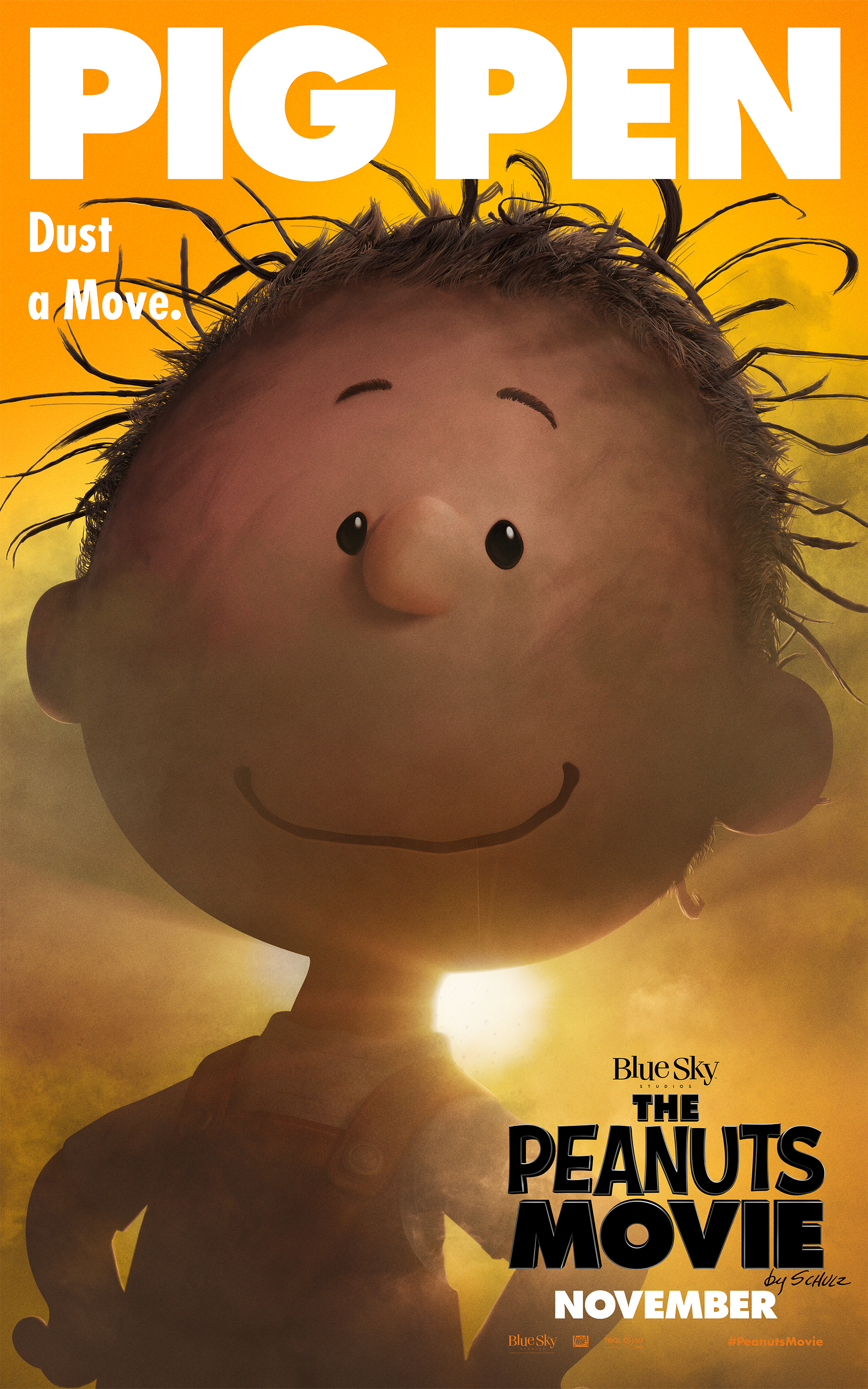 ‘The Peanuts Movie’ – Adorable Pig Pen Character Poster – We Geek Girls