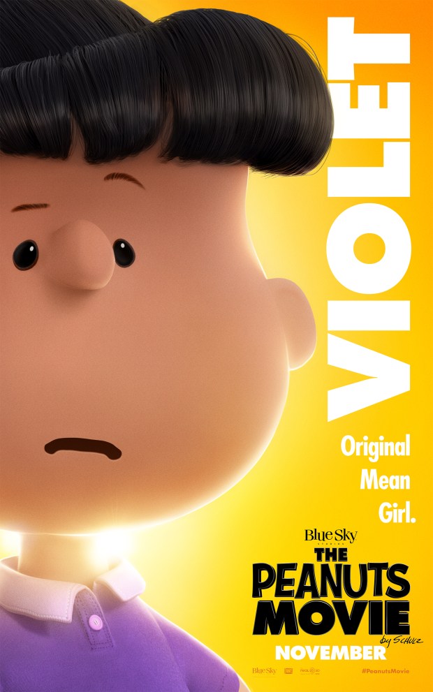 ‘The Peanuts Movie’ – Franklin and Violet Character Posters – We Geek Girls