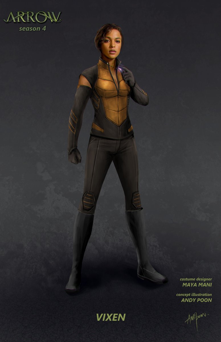 ‘Arrow’ Season 4 – Vixen Concept Art By Andy Poon – We Geek Girls