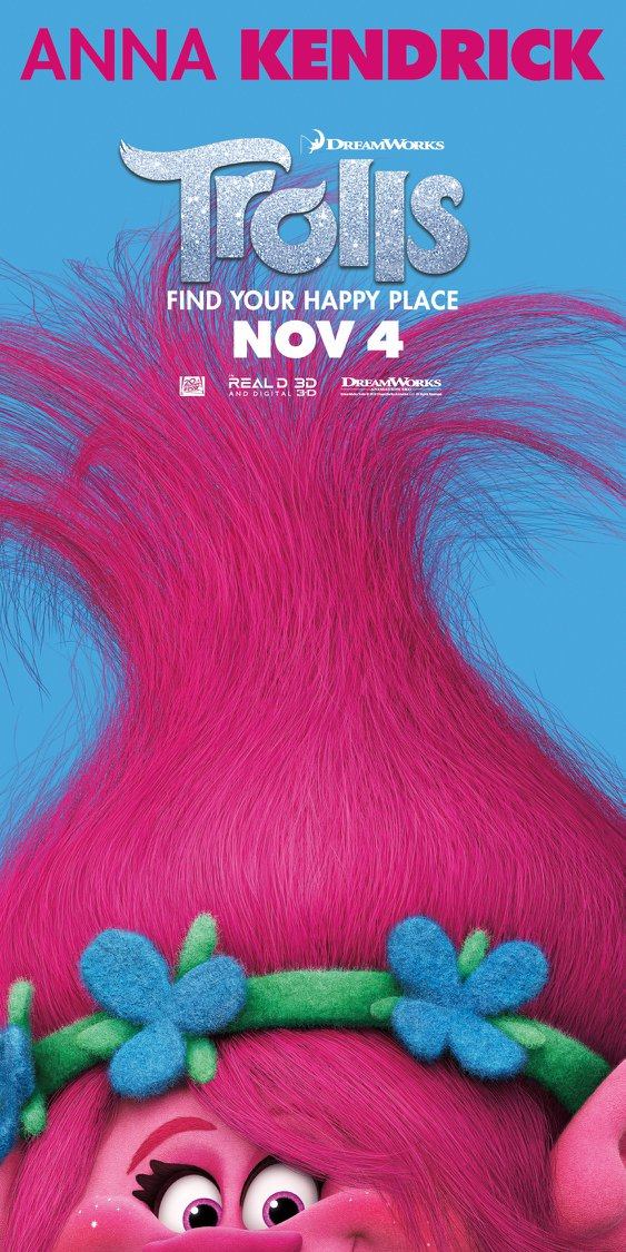 Adorable Character Posters For DreamWorks Animation’s “Trolls” – We ...
